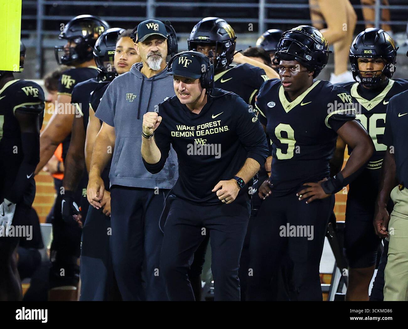 September 11,2025: Jake Dickert is the head football coach of Wake ...