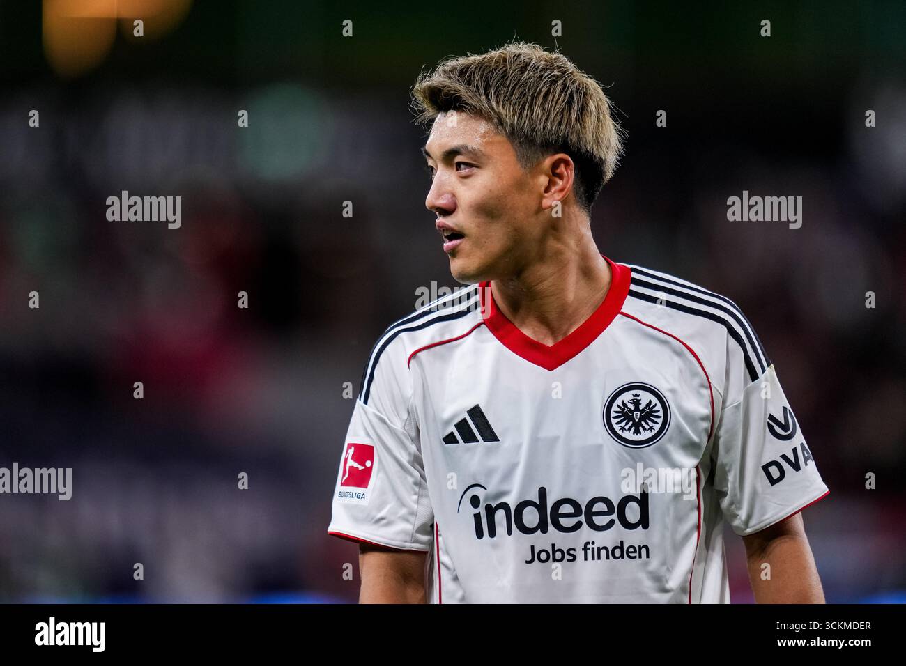 LEVERKUSEN, GERMANY - SEPTEMBER 12: Ritsu Doan of Eintracht Frankfurt ...