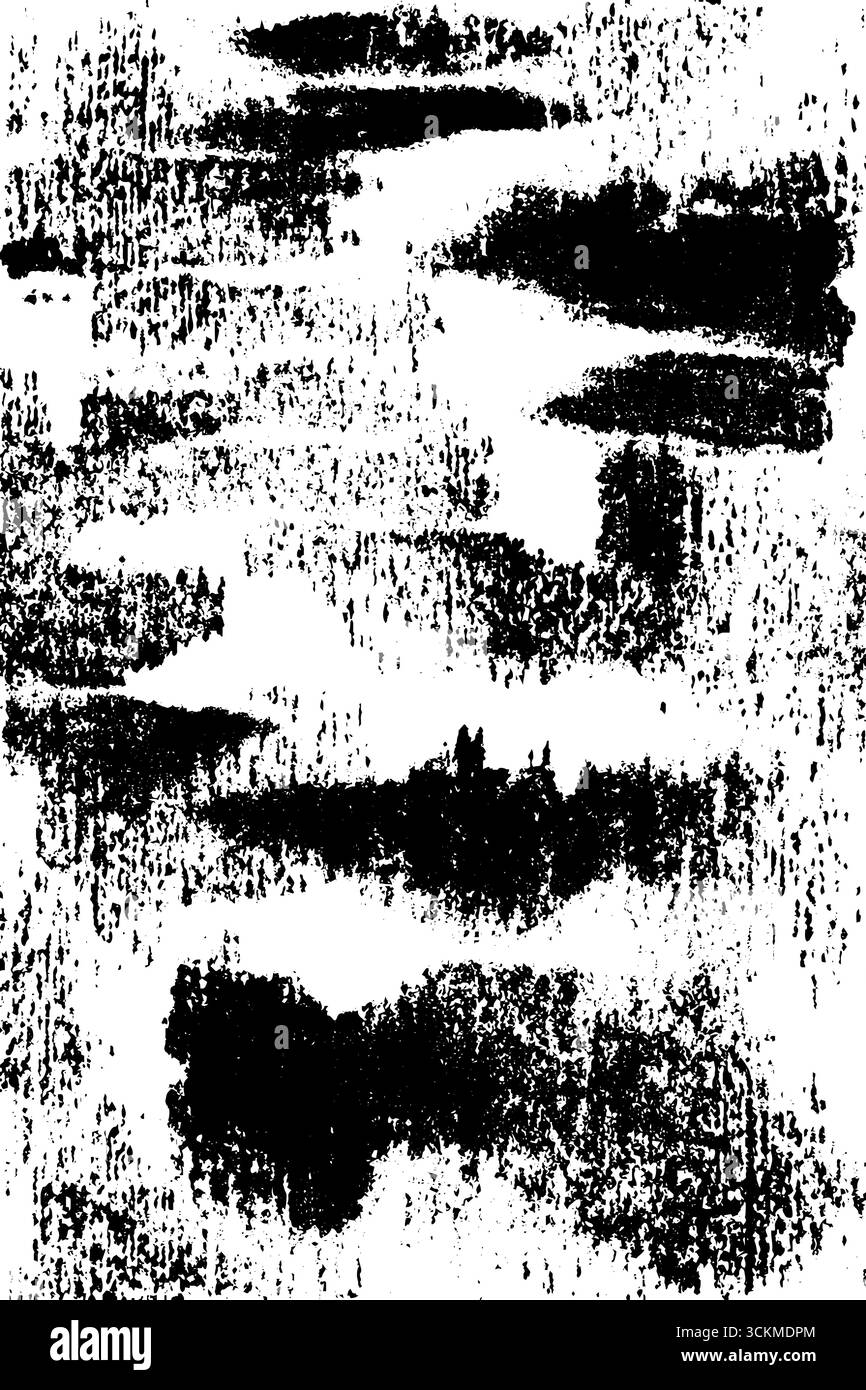 Retro pixelated black and white 8-bit grunge pattern for digital design ...