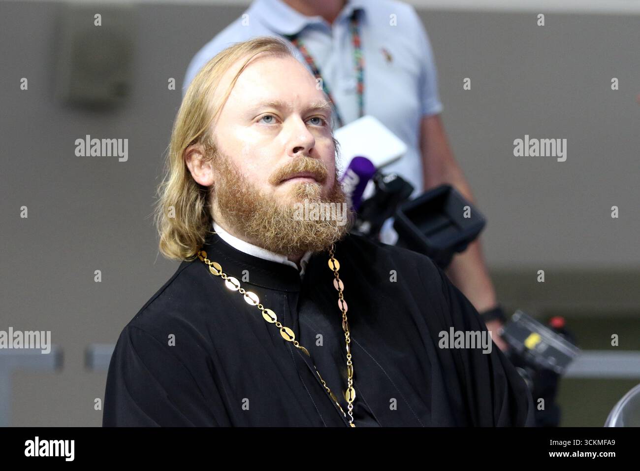 Saint Petersburg, Russia. 11th Sep, 2025. Priest Fyodor Lukyanov, Chair ...