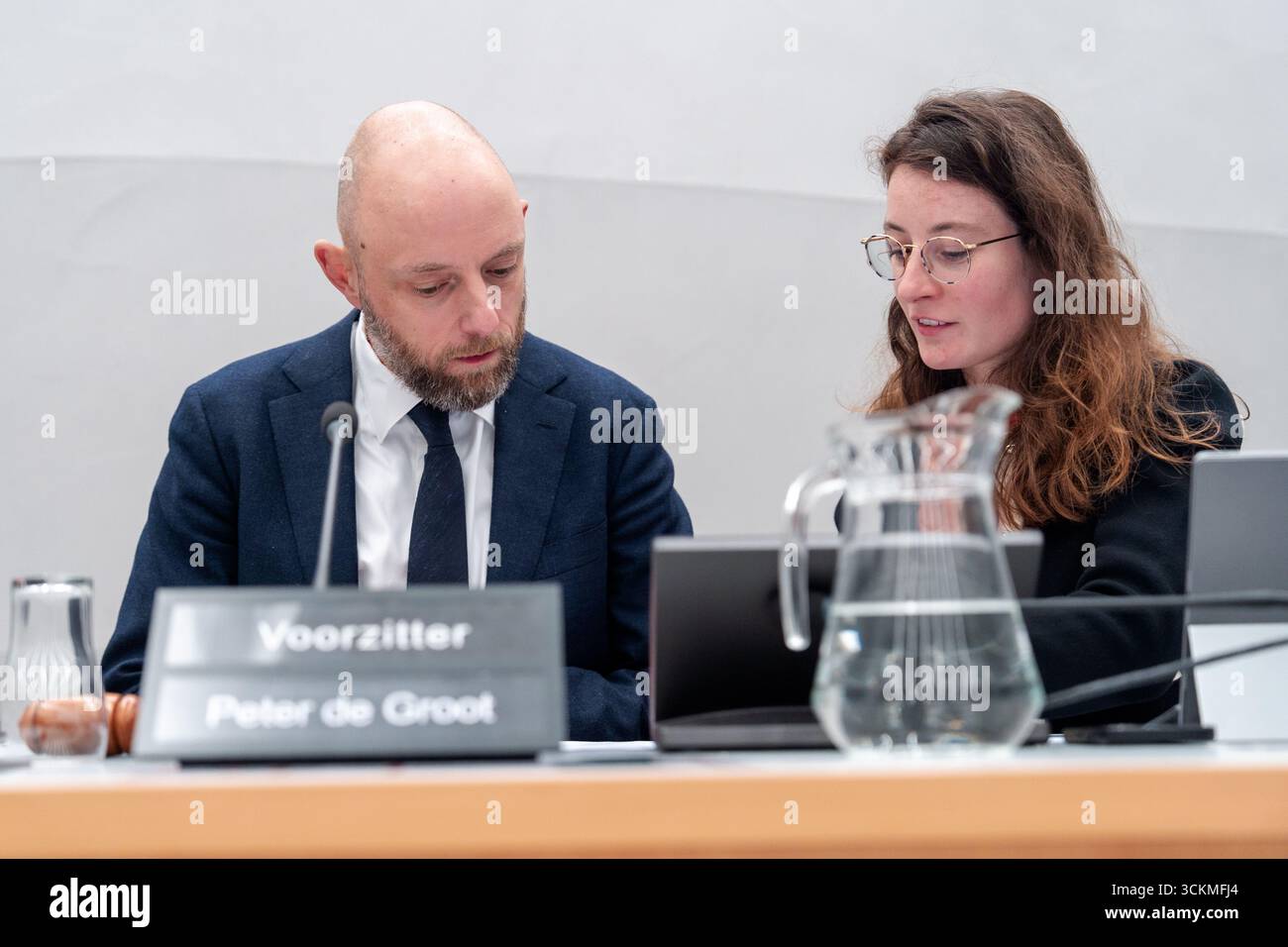 DEN HAAG, NETHERLANDS - SEPTEMBER 11: Peter de Groot (VVD) during the ...