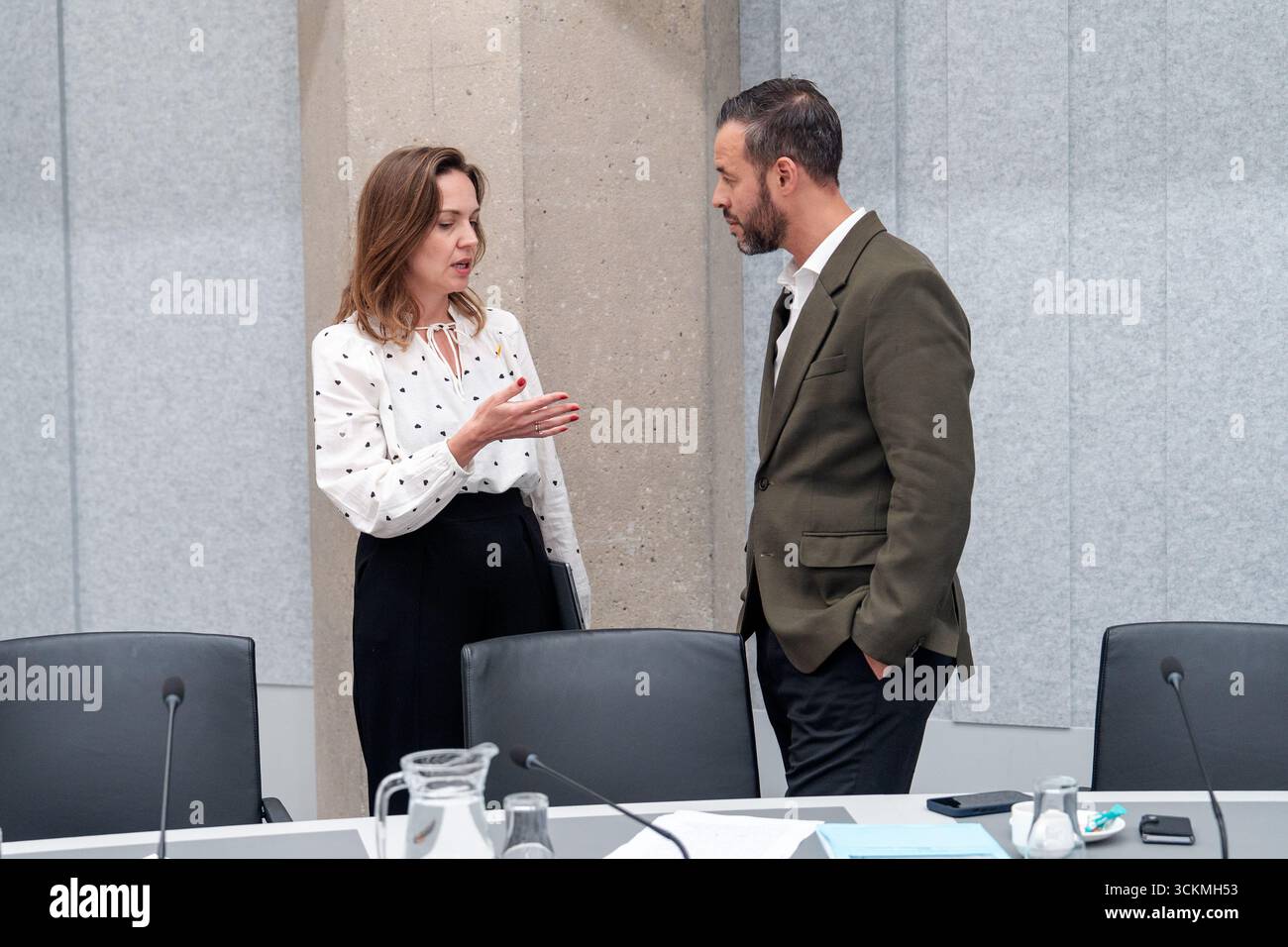 DEN HAAG, NETHERLANDS - SEPTEMBER 11: Bente Becker (VVD), Ismail el ...