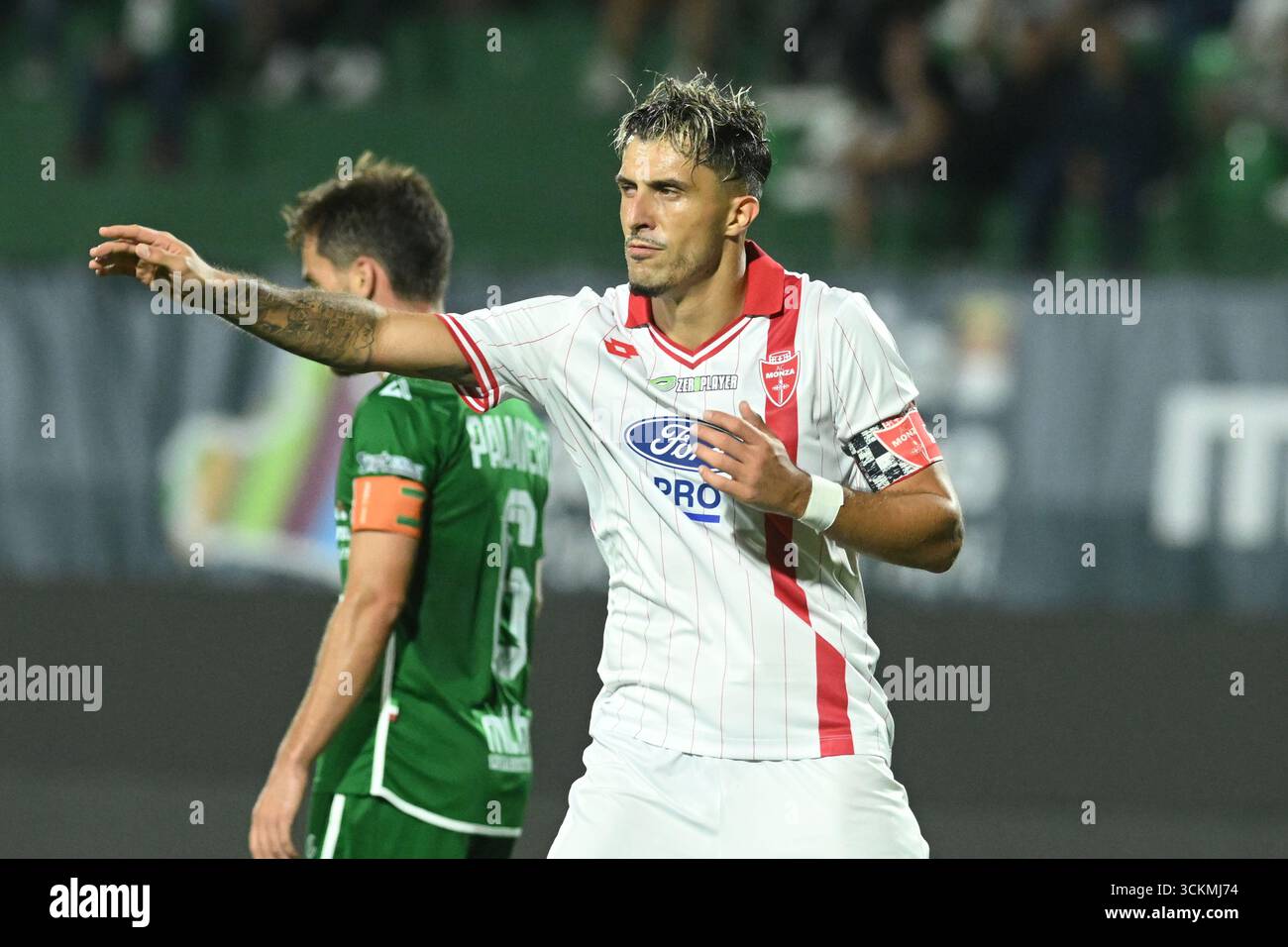 Dany Mota of AC Monza gestures during the Serie BKT between US Avelino ...