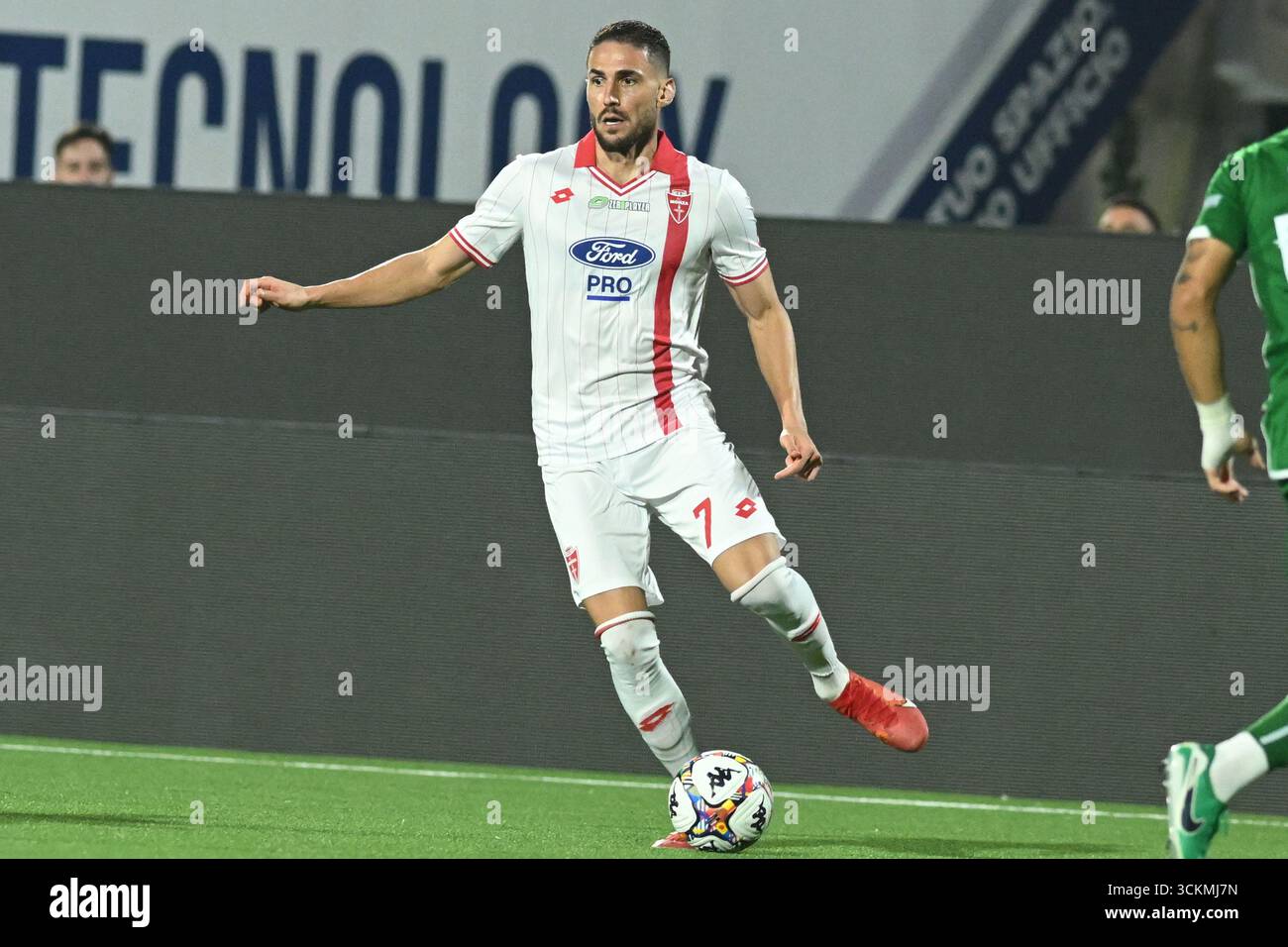 Paulo Azzi of AC Monza in action during the Serie BKT between US ...