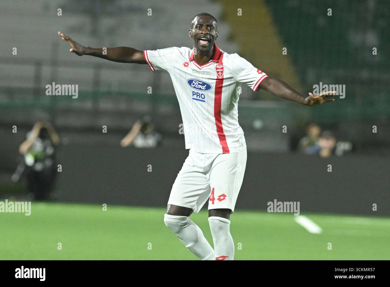 Pedro Obiang of AC Monza in action during the Serie BKT between US ...