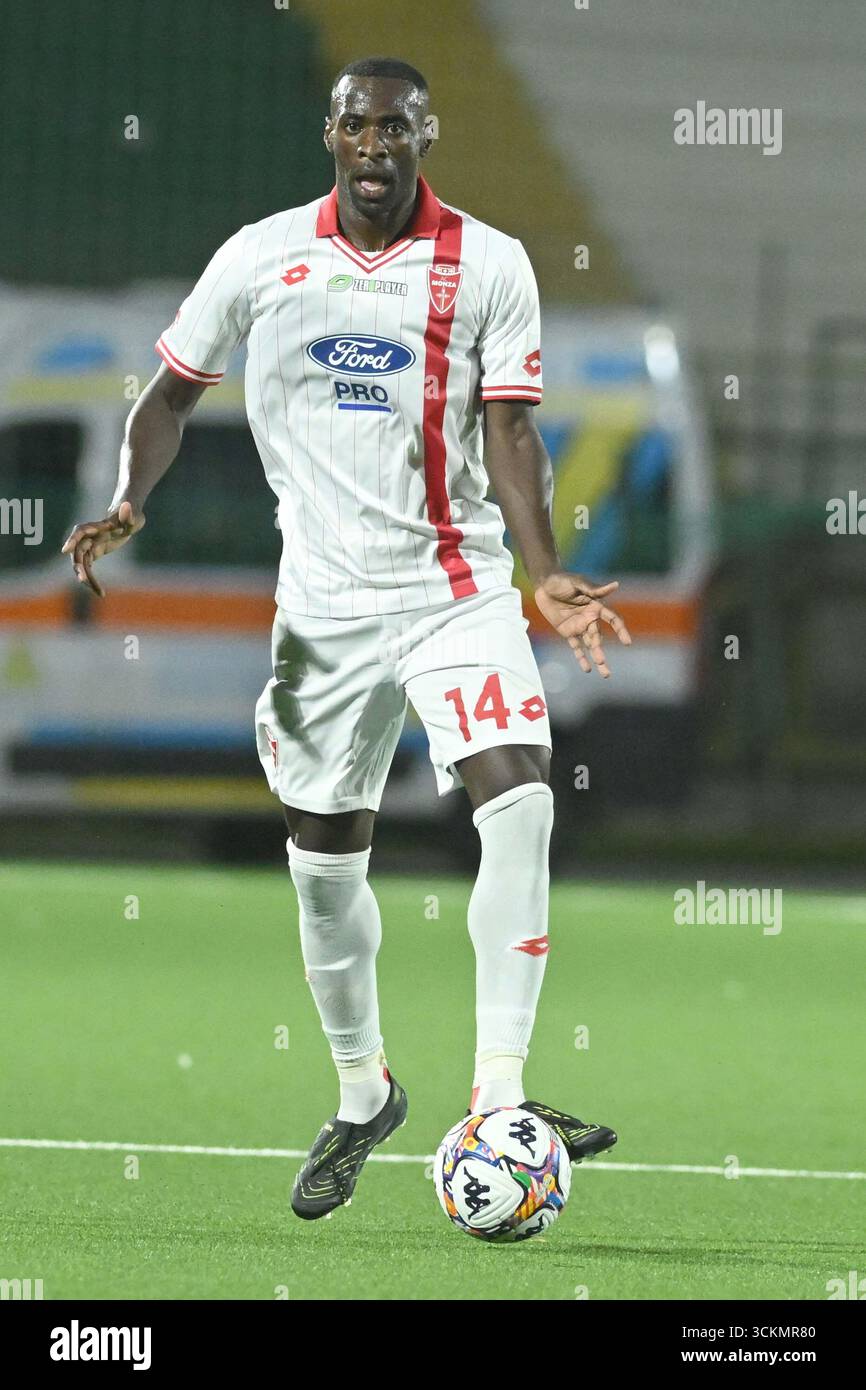 Pedro Obiang of AC Monza in action during the Serie BKT between US ...