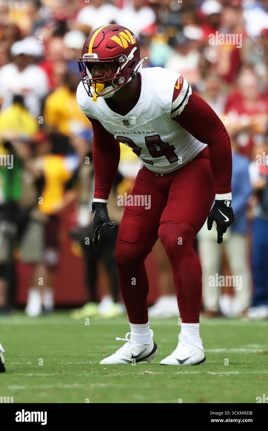 Washington Commanders linebacker Von Miller (24) rushes during an NFL ...