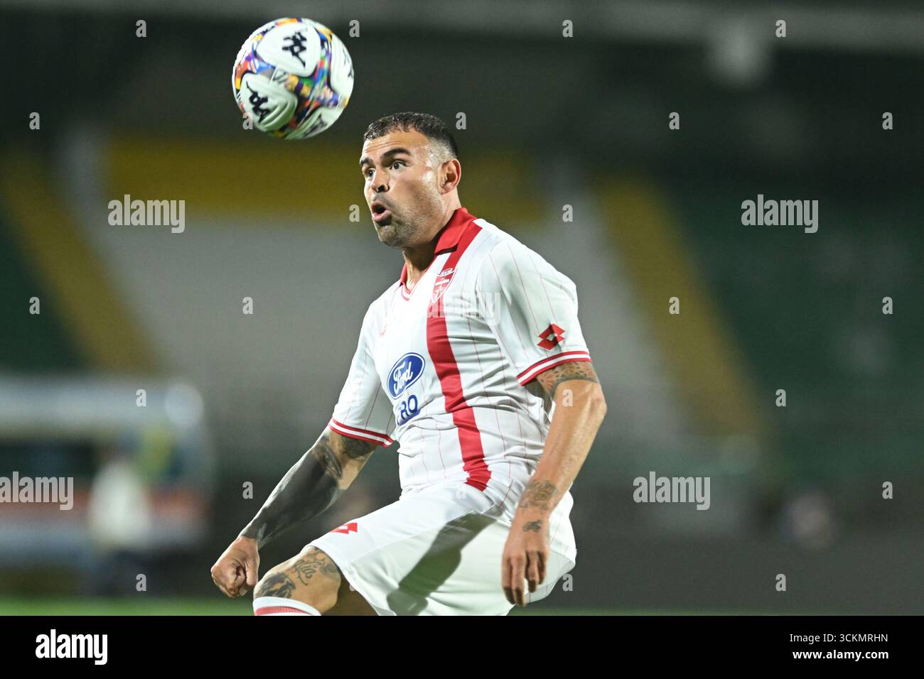 Andrea Petagna of AC Monza in action during the Serie BKT between US ...