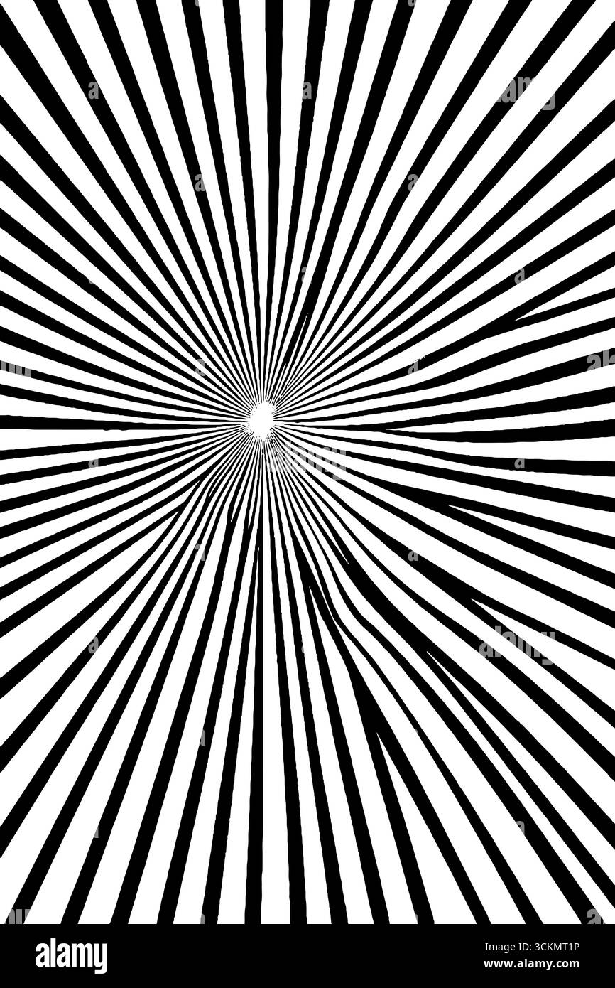 Radiating vibrant energy Black and White Stock Photos & Images - Alamy