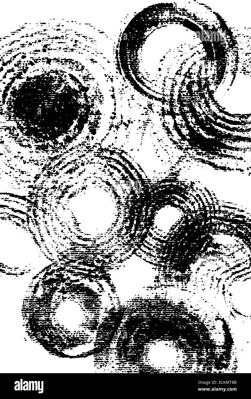 Monochrome orbital rings pattern hi-res stock photography and images ...