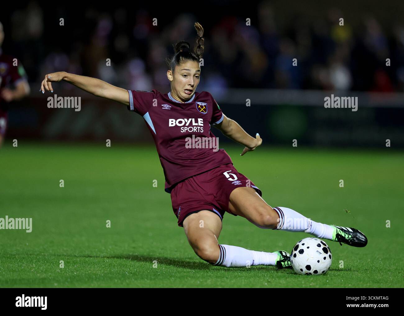 West Ham United's Amber Tysiak during the Barclays Women's Super League ...
