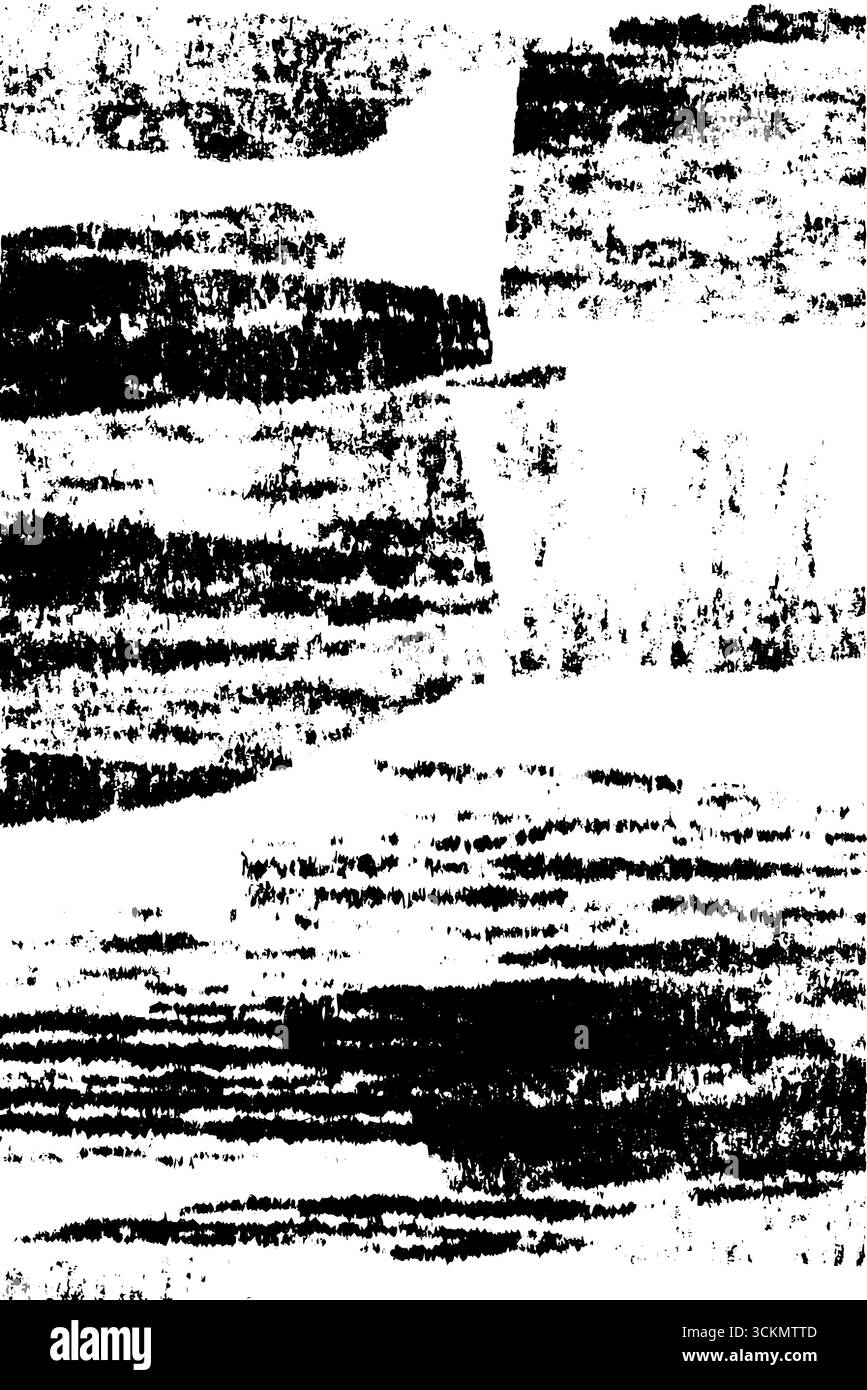 Abstract black and white distorted static noise texture for edgy design ...