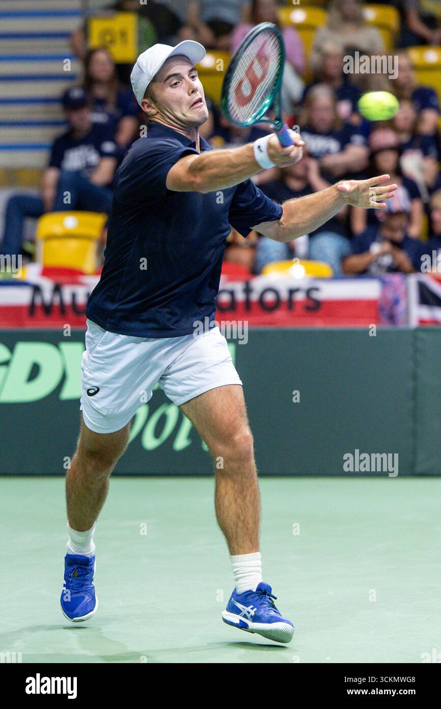 12h September 2025; Polsat Plus Arena, Gdynia, Poland; Davis Cup, World ...