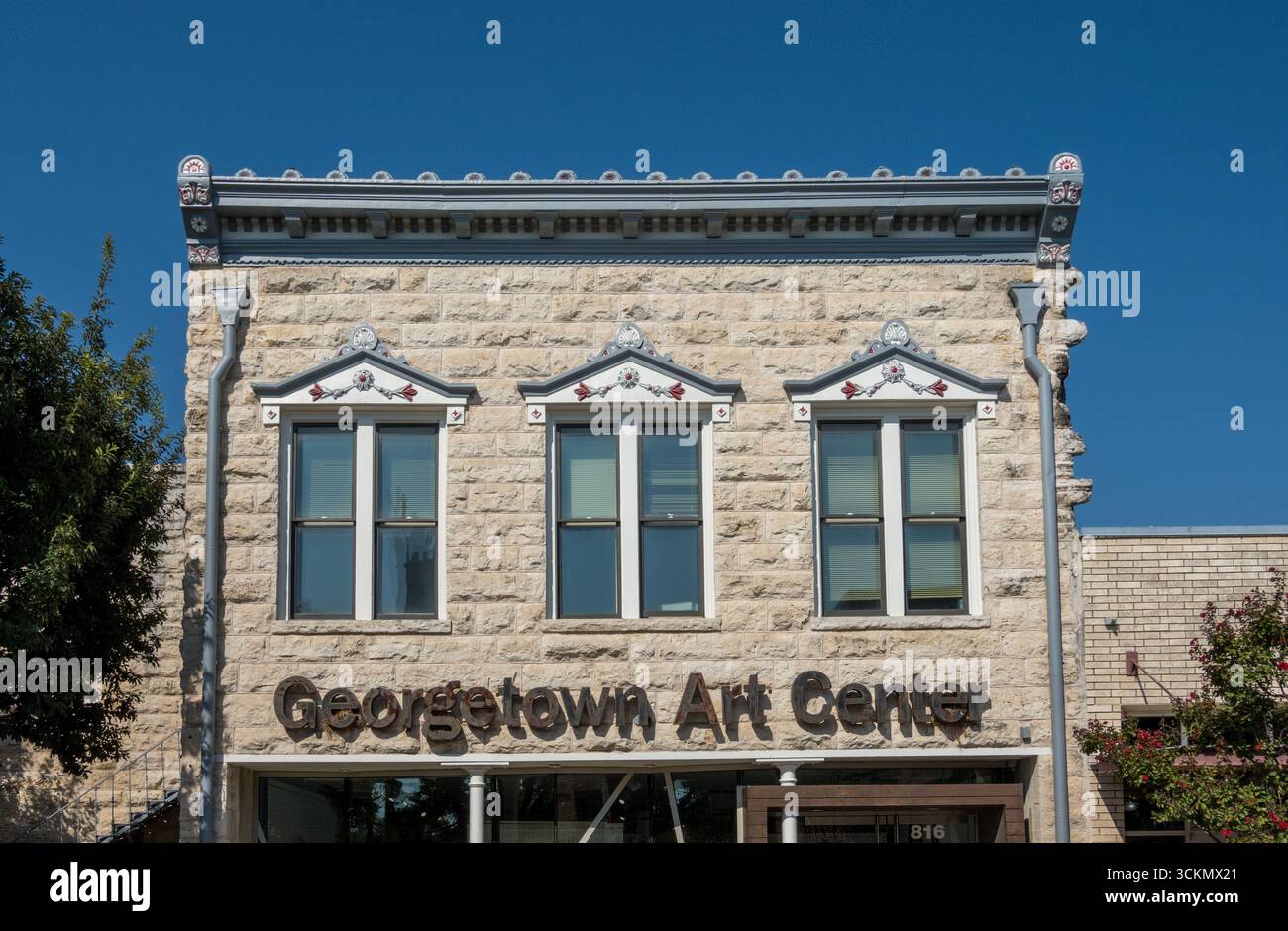 Georgetown, TX - 12 September 2025: Exterior facade of the Georgetown ...