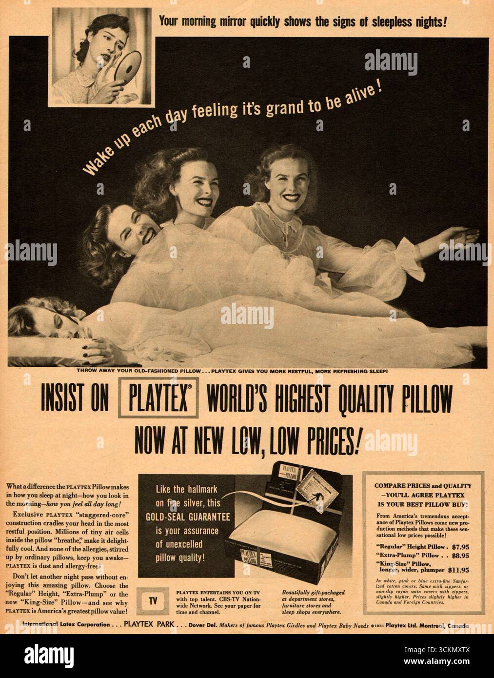 Playtex 1950s hi-res stock photography and images - Alamy