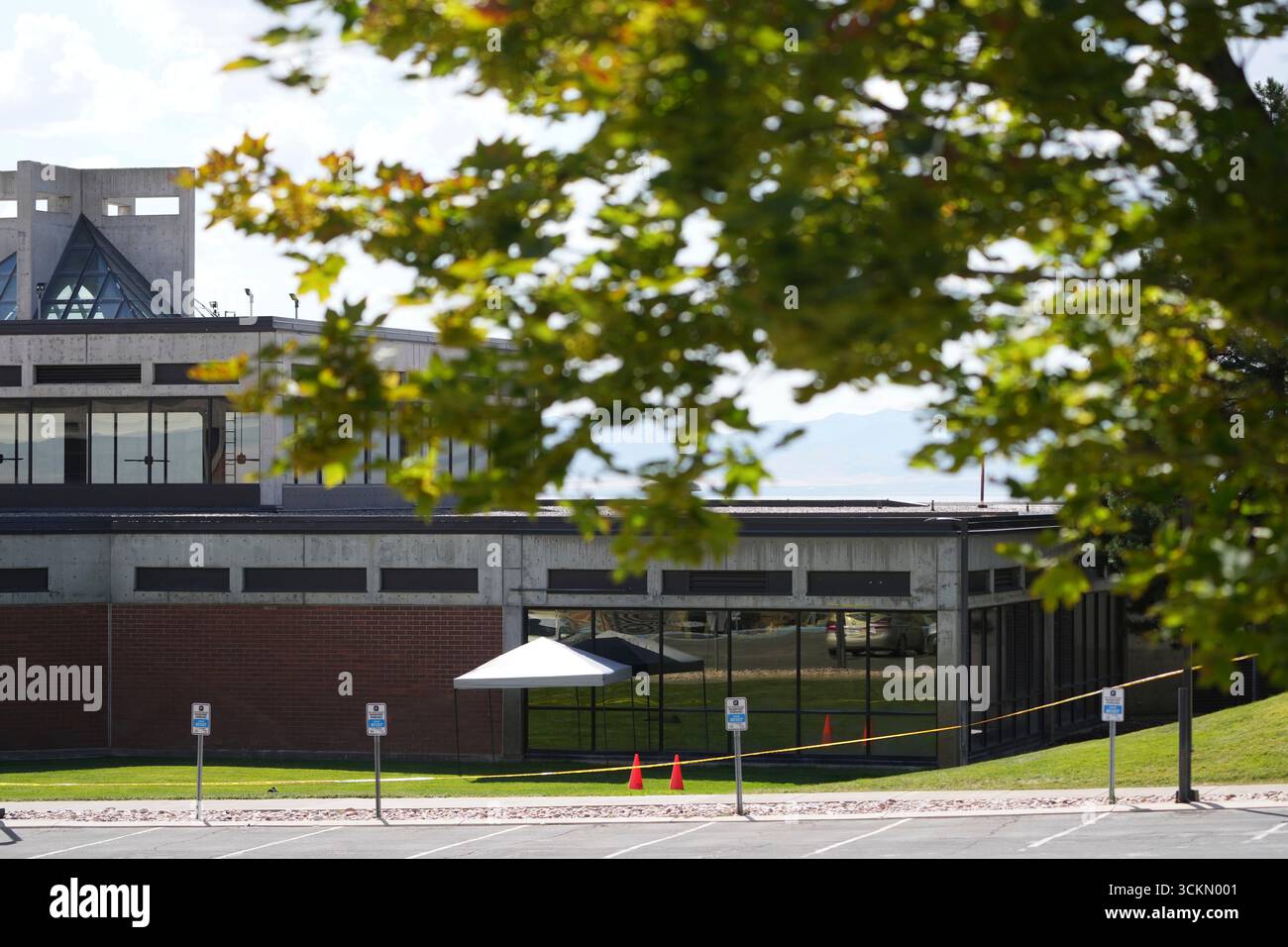 The area of the Losee Center the alleged gunman used to escape from the ...