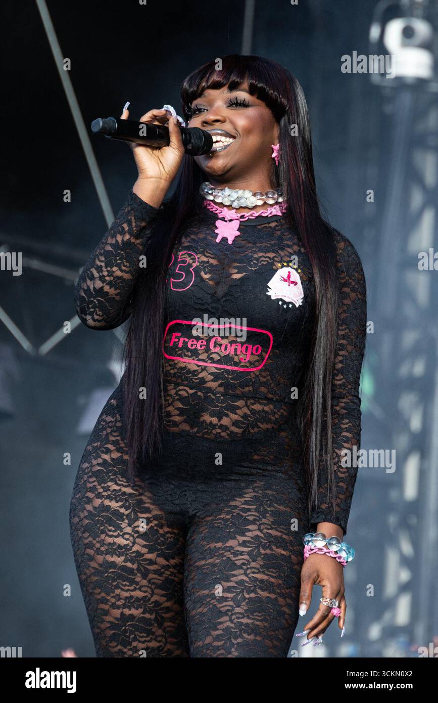 Theodora Boss Lady perform during 'Fete De L‘Humanite 2025' on ...