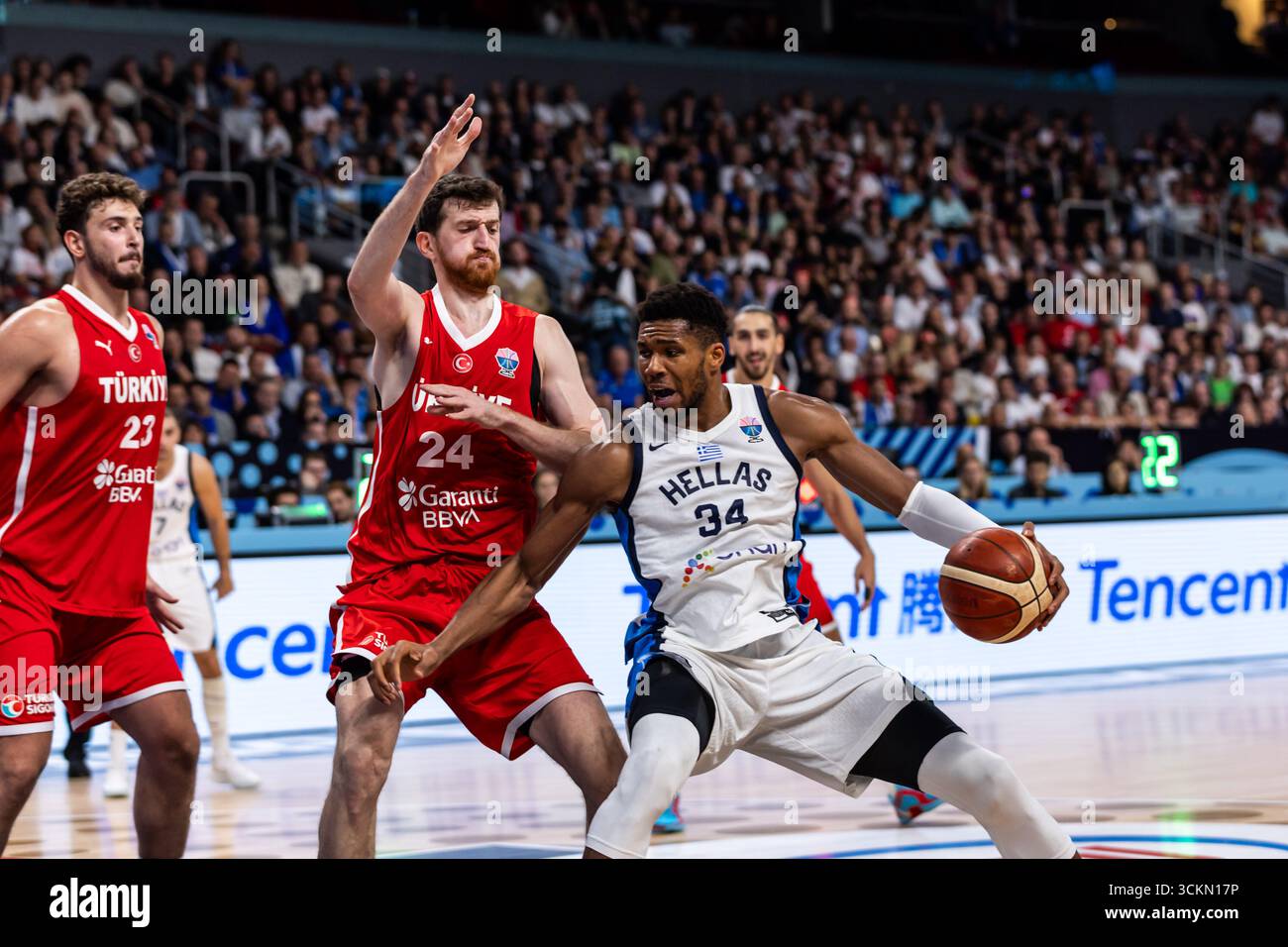 12.09.2025, Riga Arena, Riga, LAT, Eurobasket 205, Basketball ...