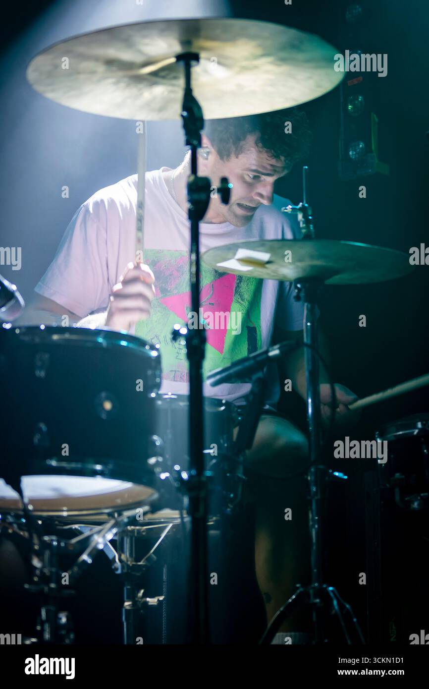 Edinburgh, Scotland. Sun 31 August 2025. Brighton post-punk band DITZ ...