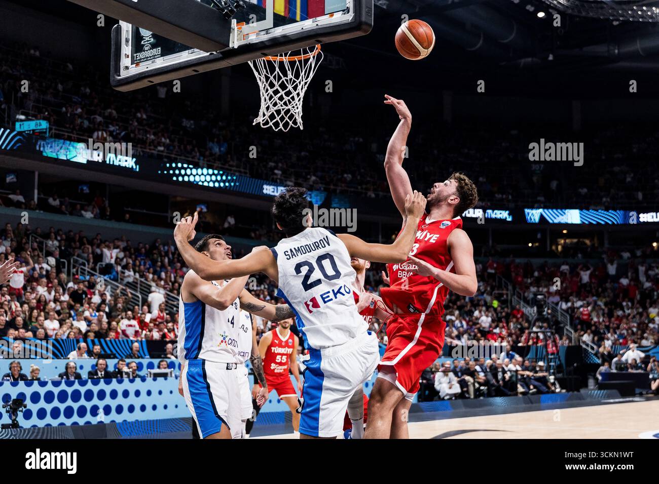 Alexandros Samodurov (Griechenland, 20), Alperen Sengun (T?rkei, 23) im ...