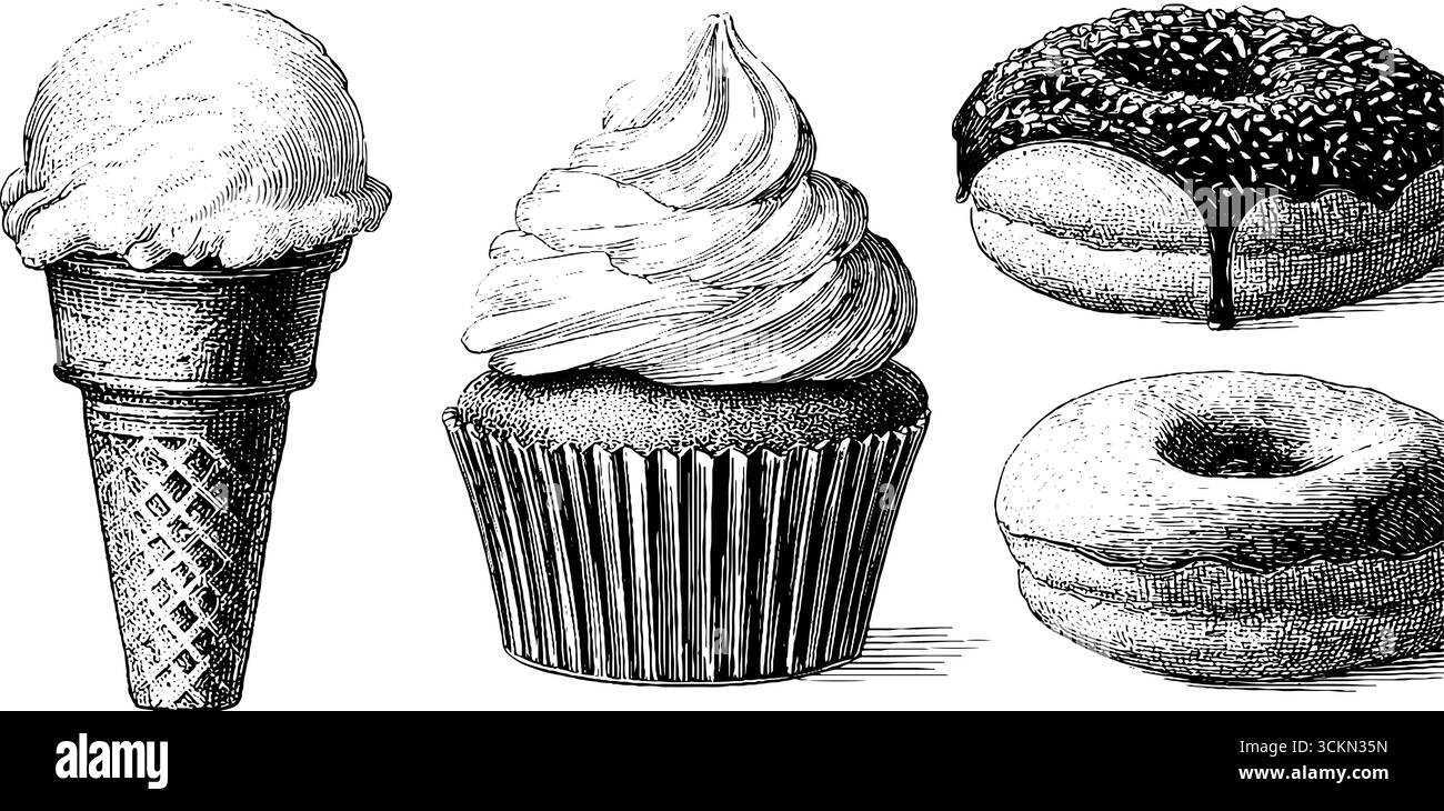 Creamery goods Stock Vector Images - Alamy