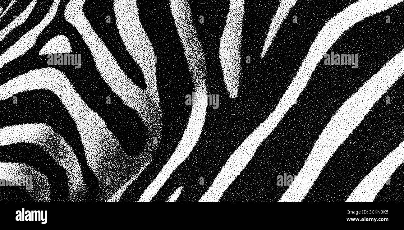 Engraved illustration zebra pattern hi-res stock photography and images ...
