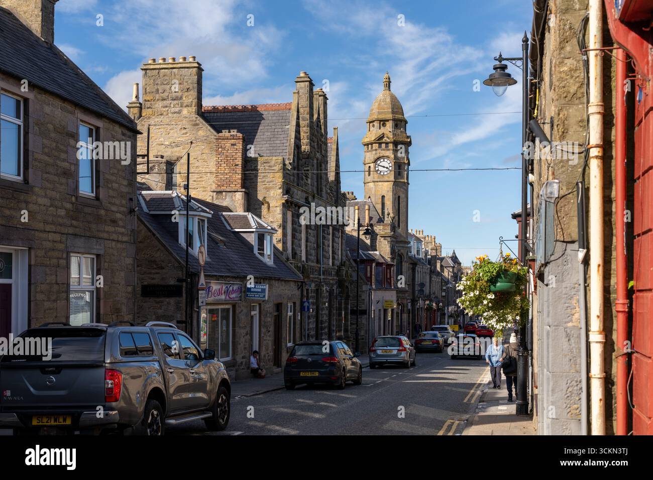11 September 2025. Mid Street,Keith,Moray,Scotland. This is the main ...