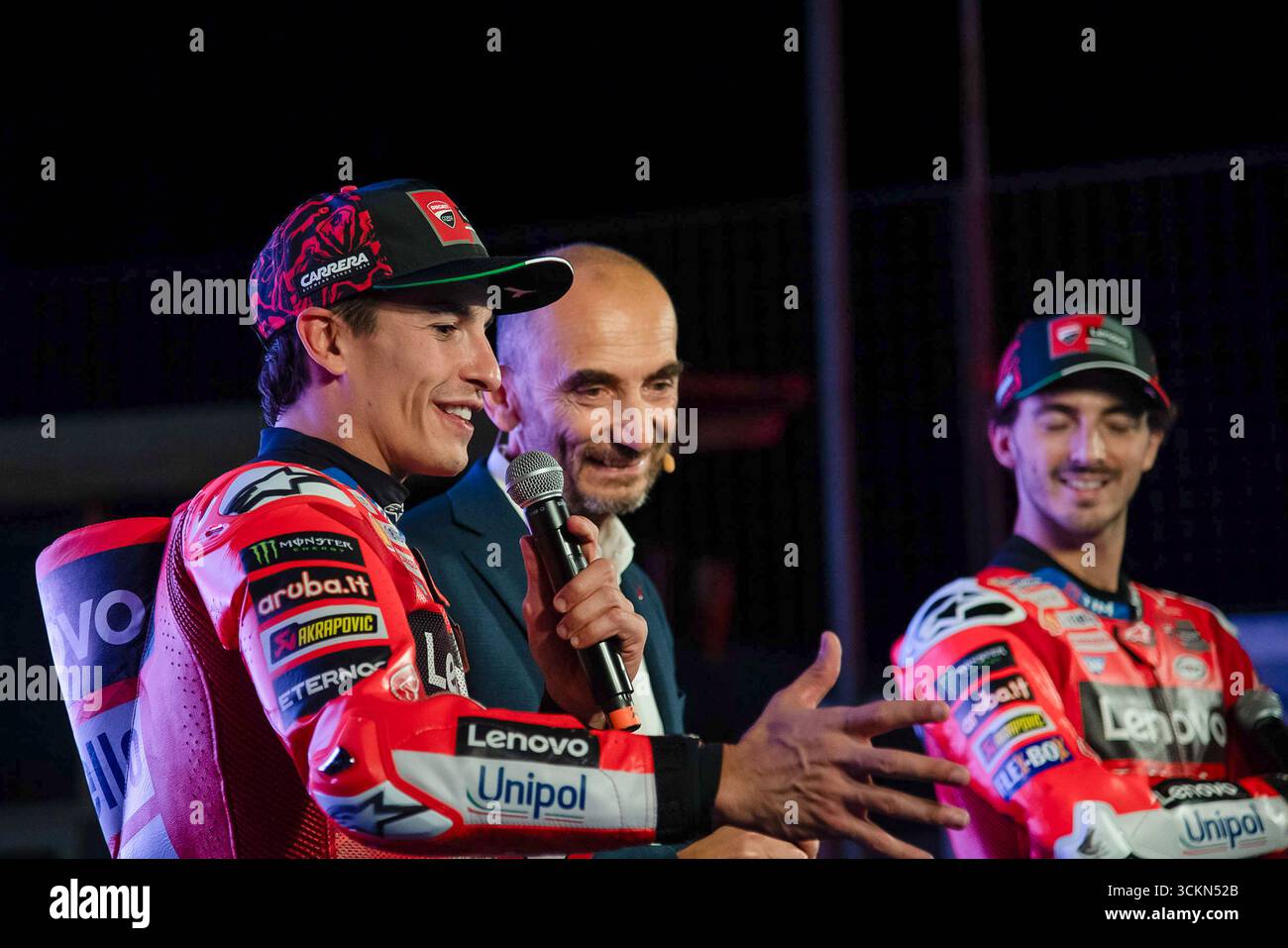 Marc Marquez Spa Ducati Lenovo Team Ducati during Ducati World Premiere ...