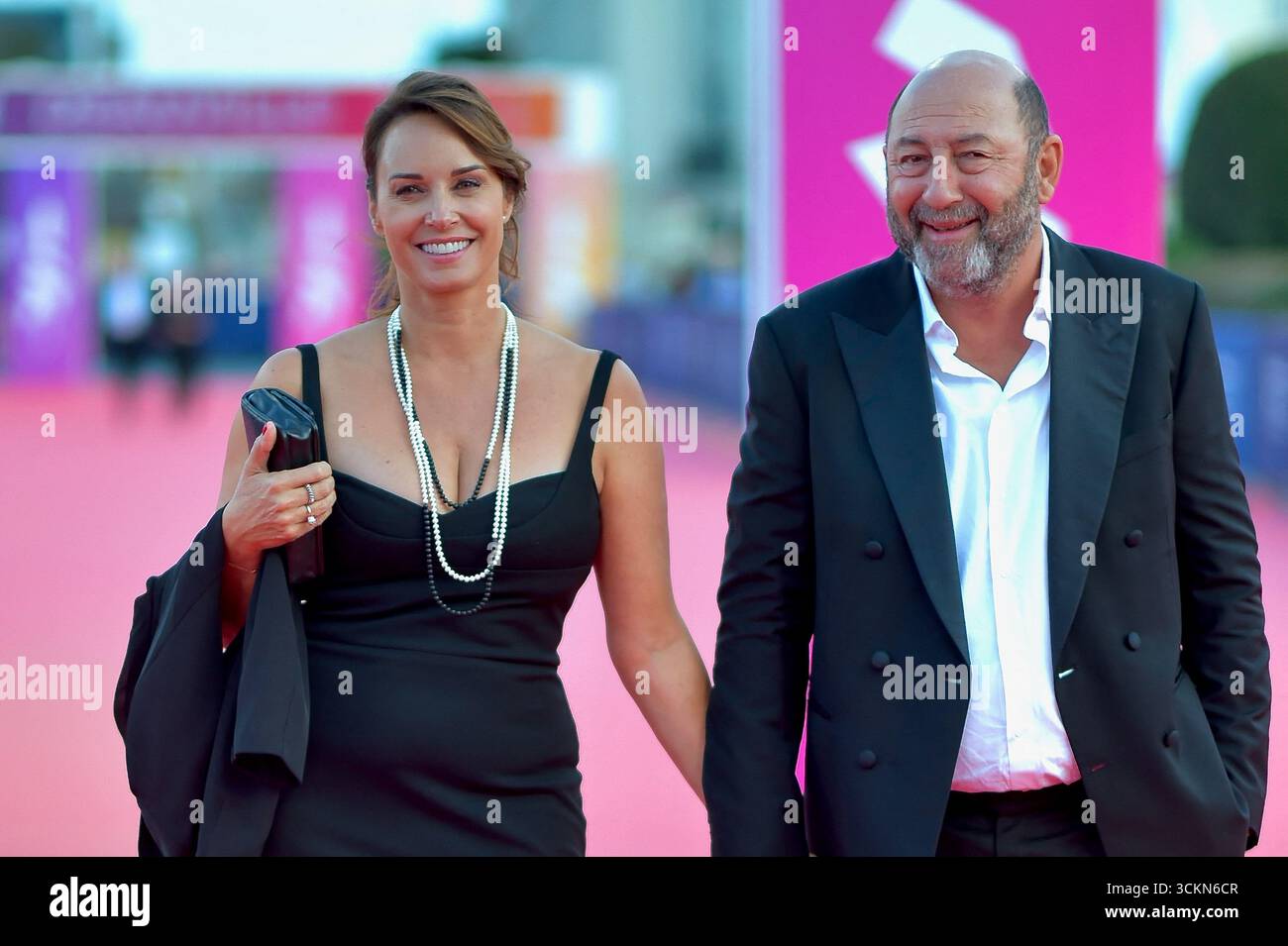 Kad Merad and his wife Emmanuelle Cosso attending the Nouvelle Vague ...