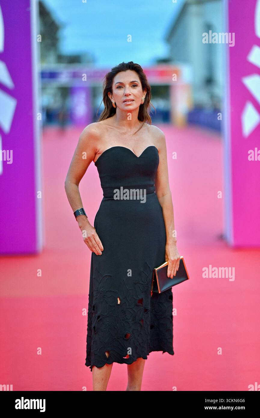 Aure Atika attending the Nouvelle Vague screening as part of the 51th ...