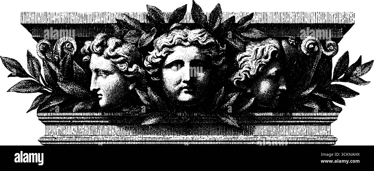 Neo classical pediment Black and White Stock Photos & Images - Alamy