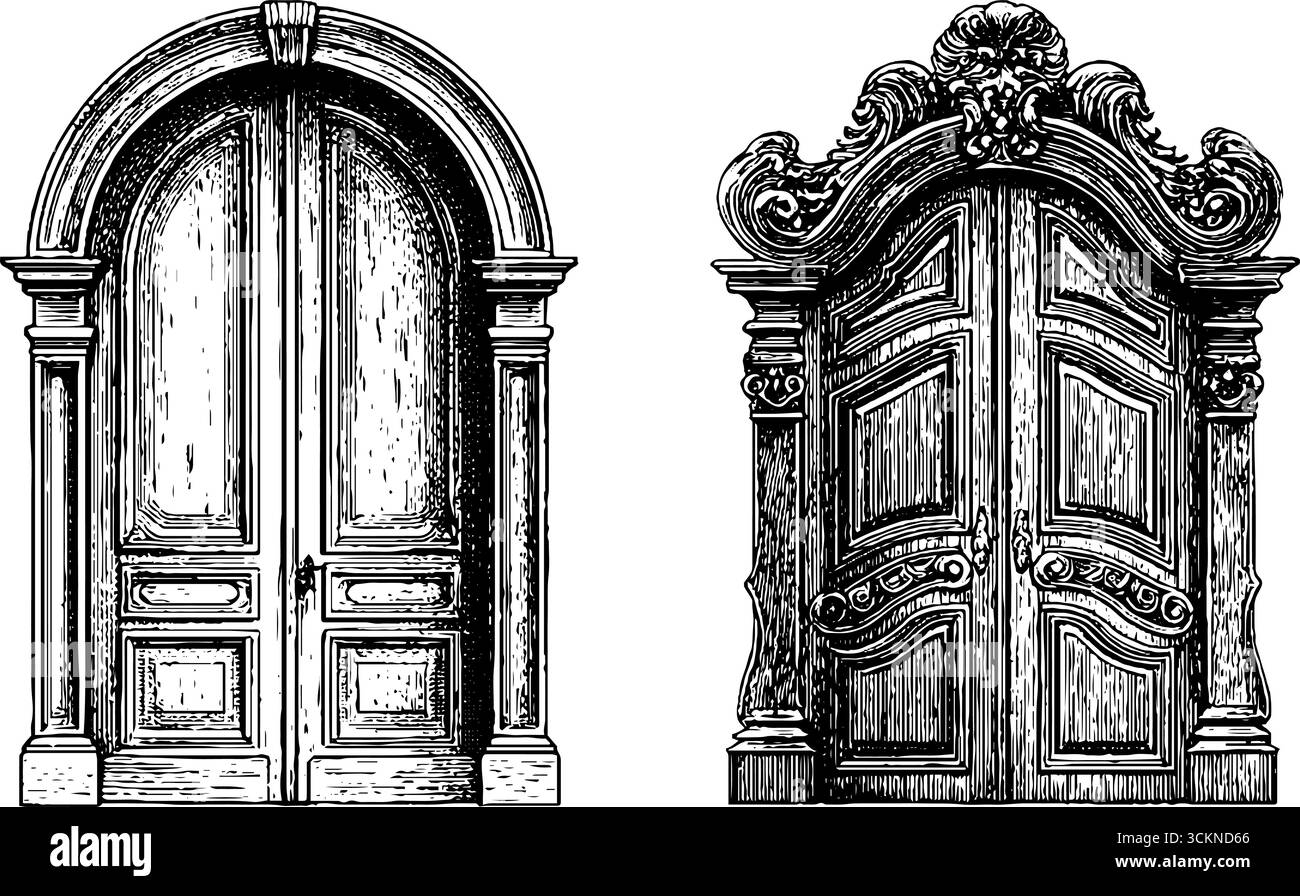 Intricate baroque and rococo door designs for architectural inspiration ...
