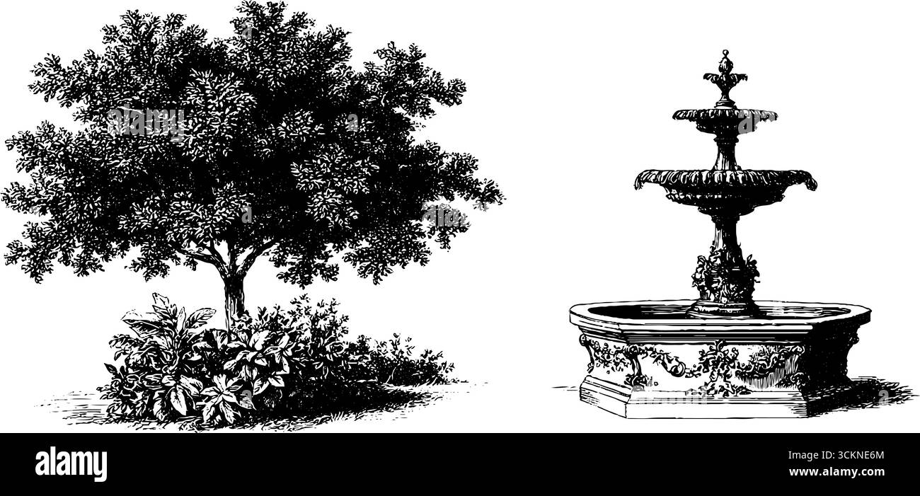 Greenery inspired decor Cut Out Stock Images & Pictures - Alamy