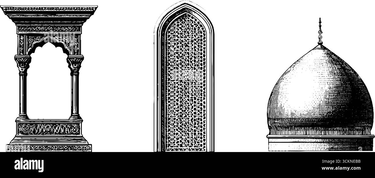 Minbar pulpit Stock Vector Images - Alamy