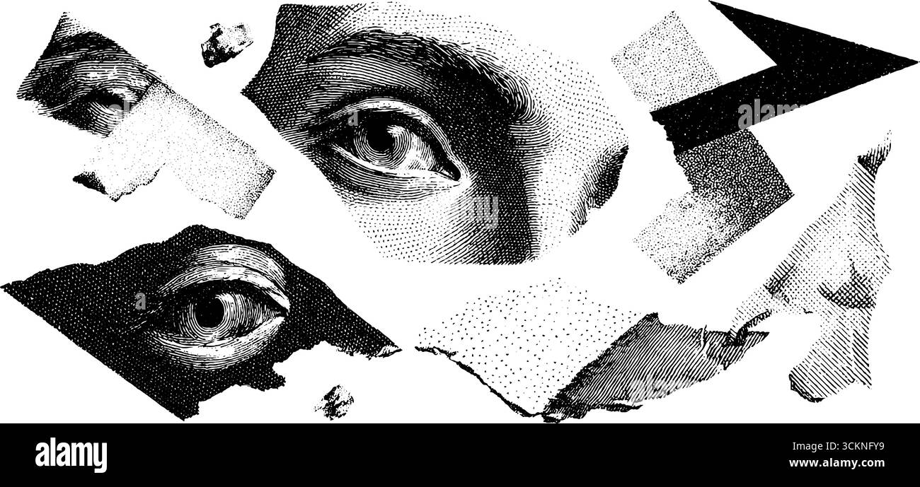 Conceptual abstract textures Cut Out Stock Images & Pictures - Alamy