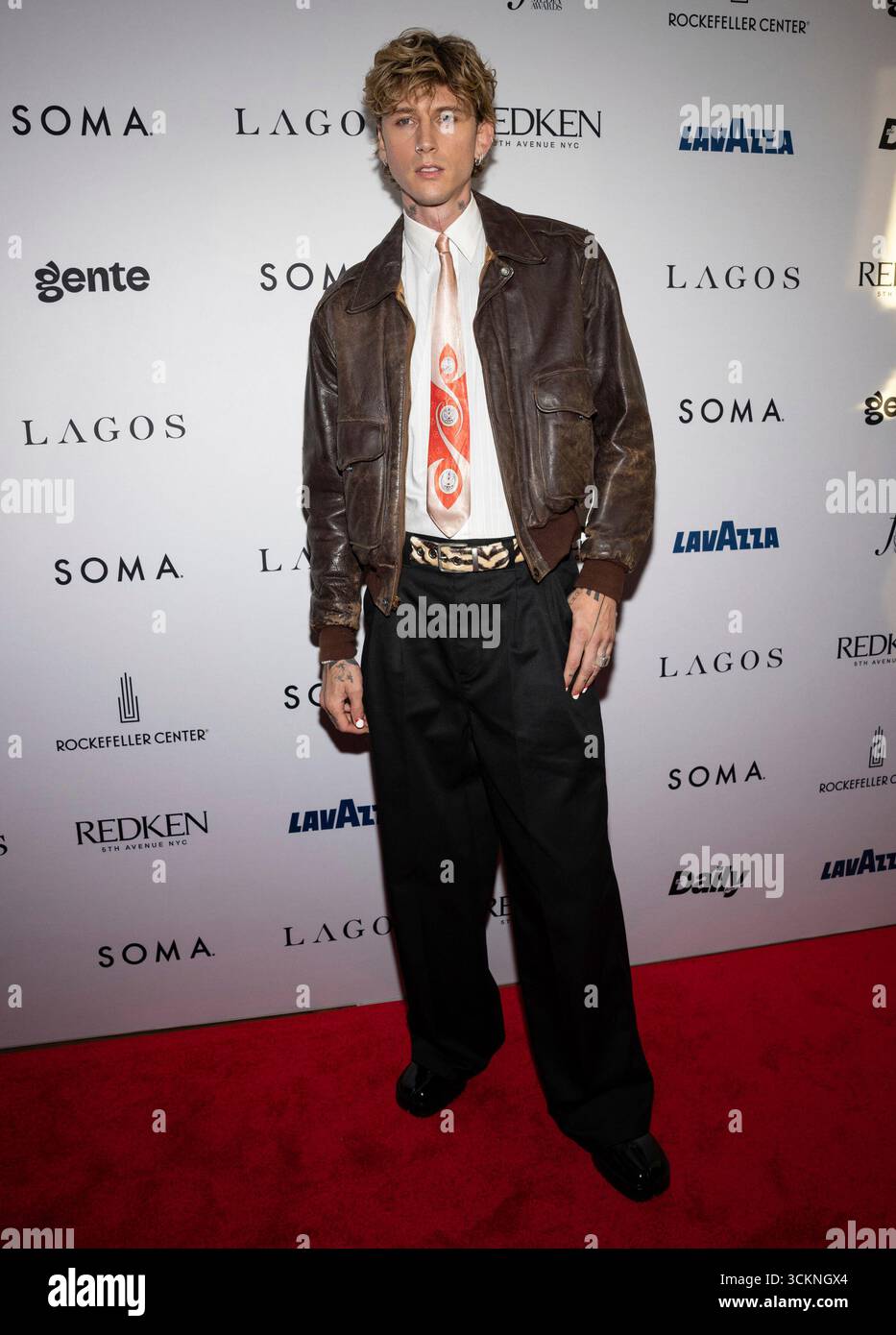 MGK attends The Daily Front Row's 12th annual Fashion Media Awards at ...