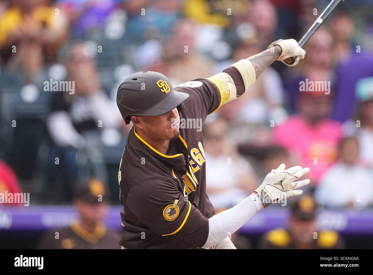 San Diego Padres third baseman Manny Machado (13) in the first inning ...
