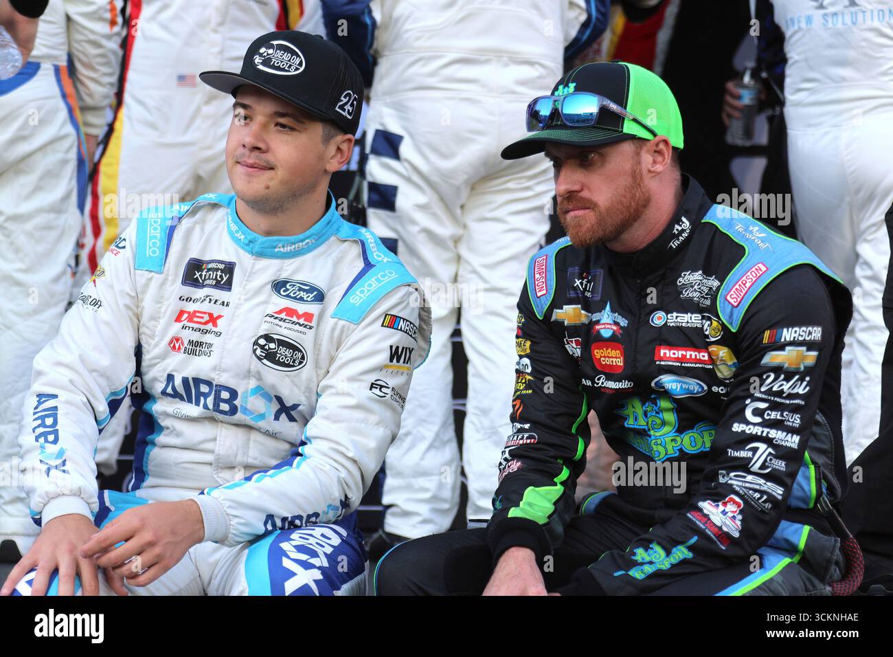 BRISTOL, TN - SEPTEMBER 12: Harrison Burton (#25 AM Racing AirBox Ford ...