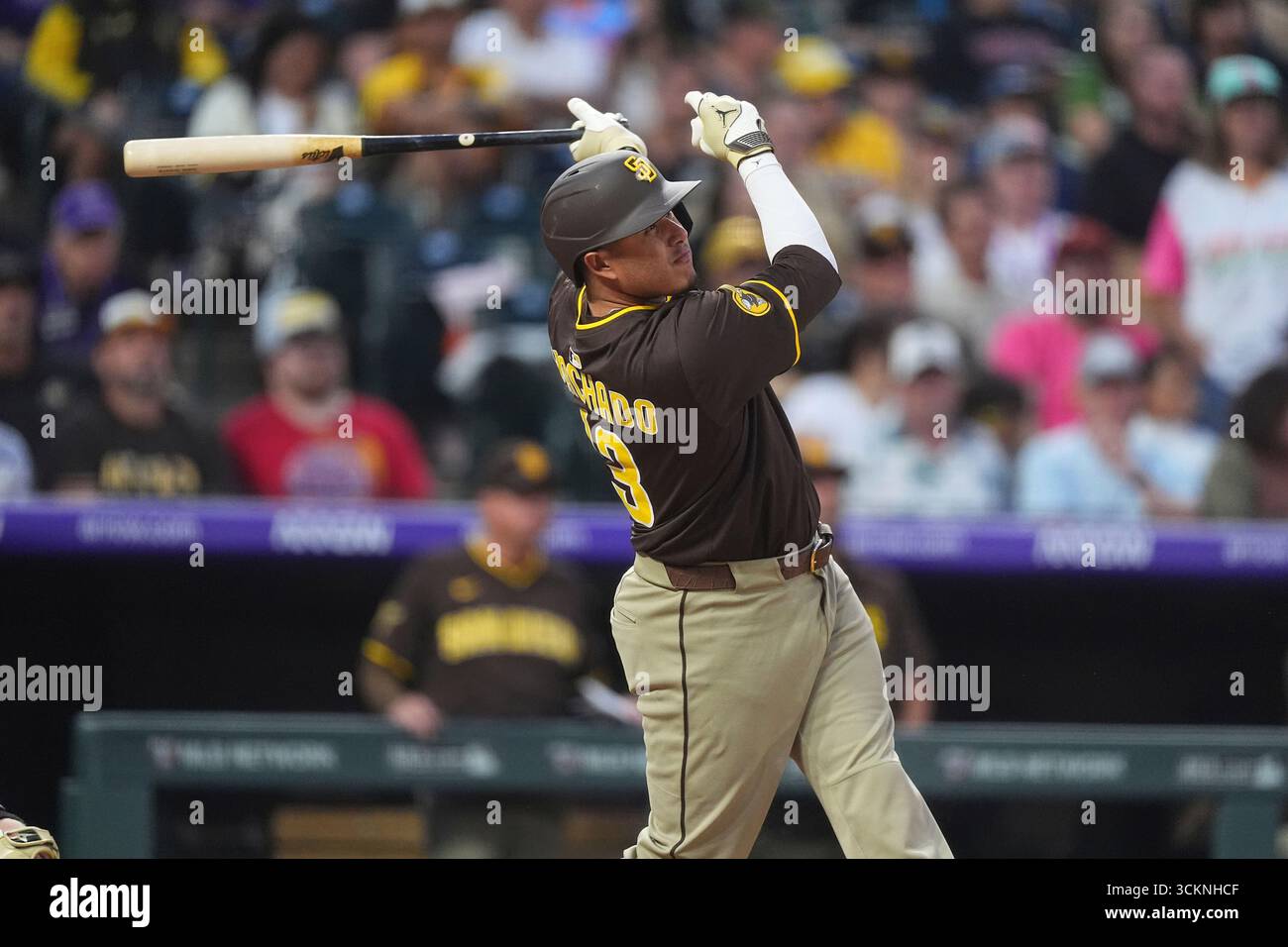 San Diego Padres third baseman Manny Machado (13) in the fourth inning ...
