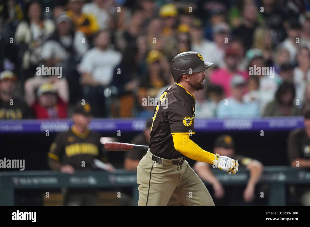 San Diego Padres second base Mason McCoy (18) in the fifth inning of a ...