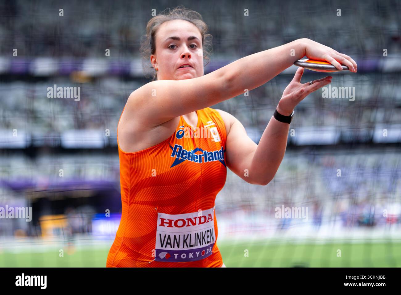 TOKYO, JAPAN - SEPTEMBER 13: Jorinde van Klinken of the Netherlands ...