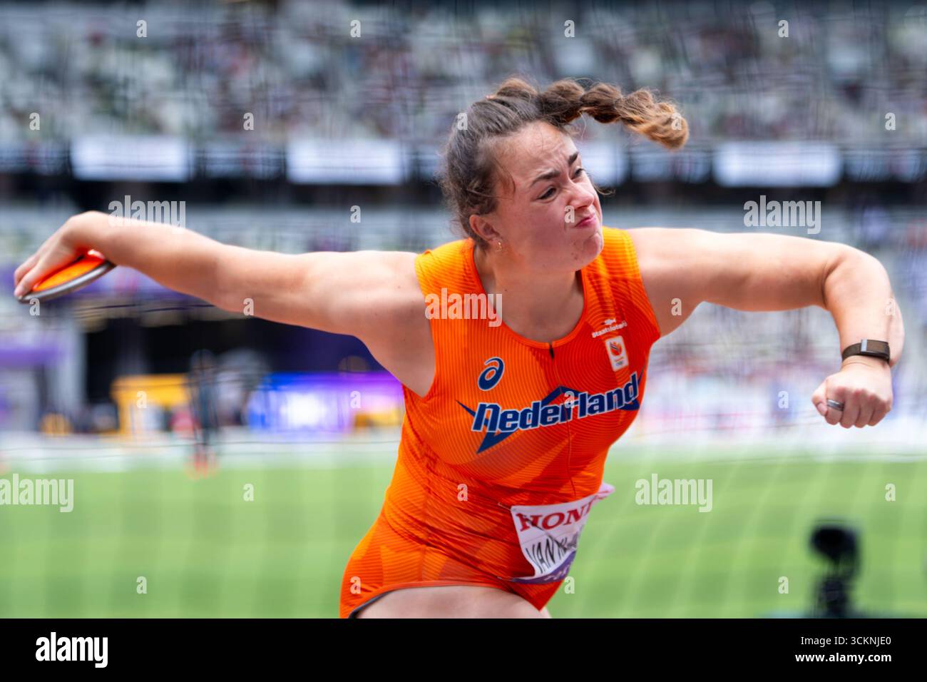 TOKYO, JAPAN - SEPTEMBER 13: Jorinde van Klinken of the Netherlands ...