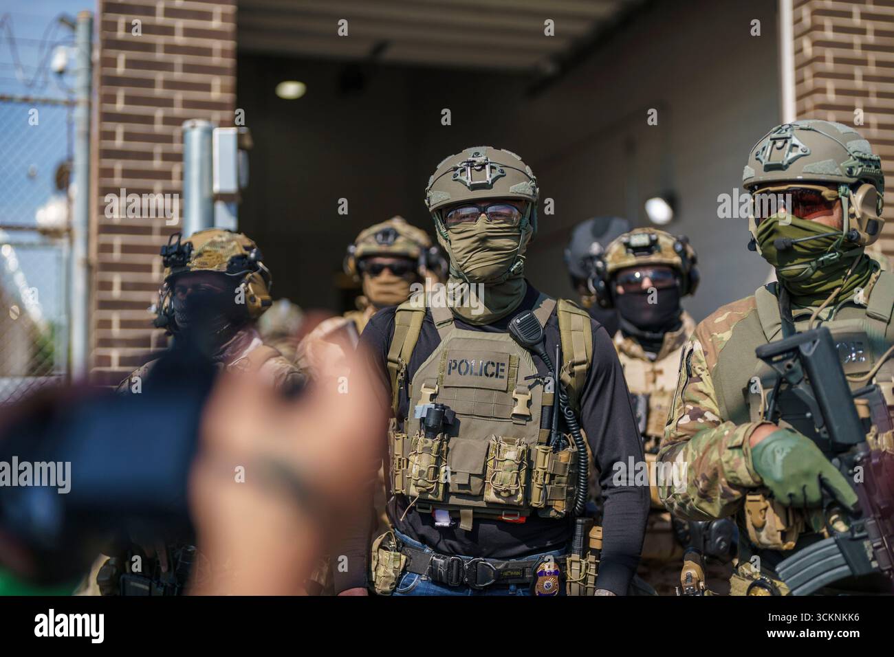 September 12, 2025: Heavily Armed Border Patrol and ICE agents being ...
