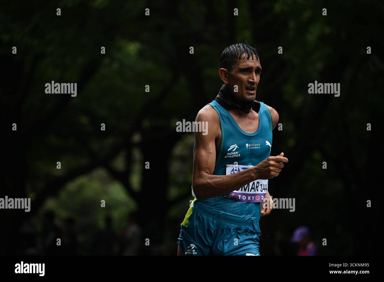 Tokyo, Japan. 13th September, 2025. India's Sandeep kumar on action in ...
