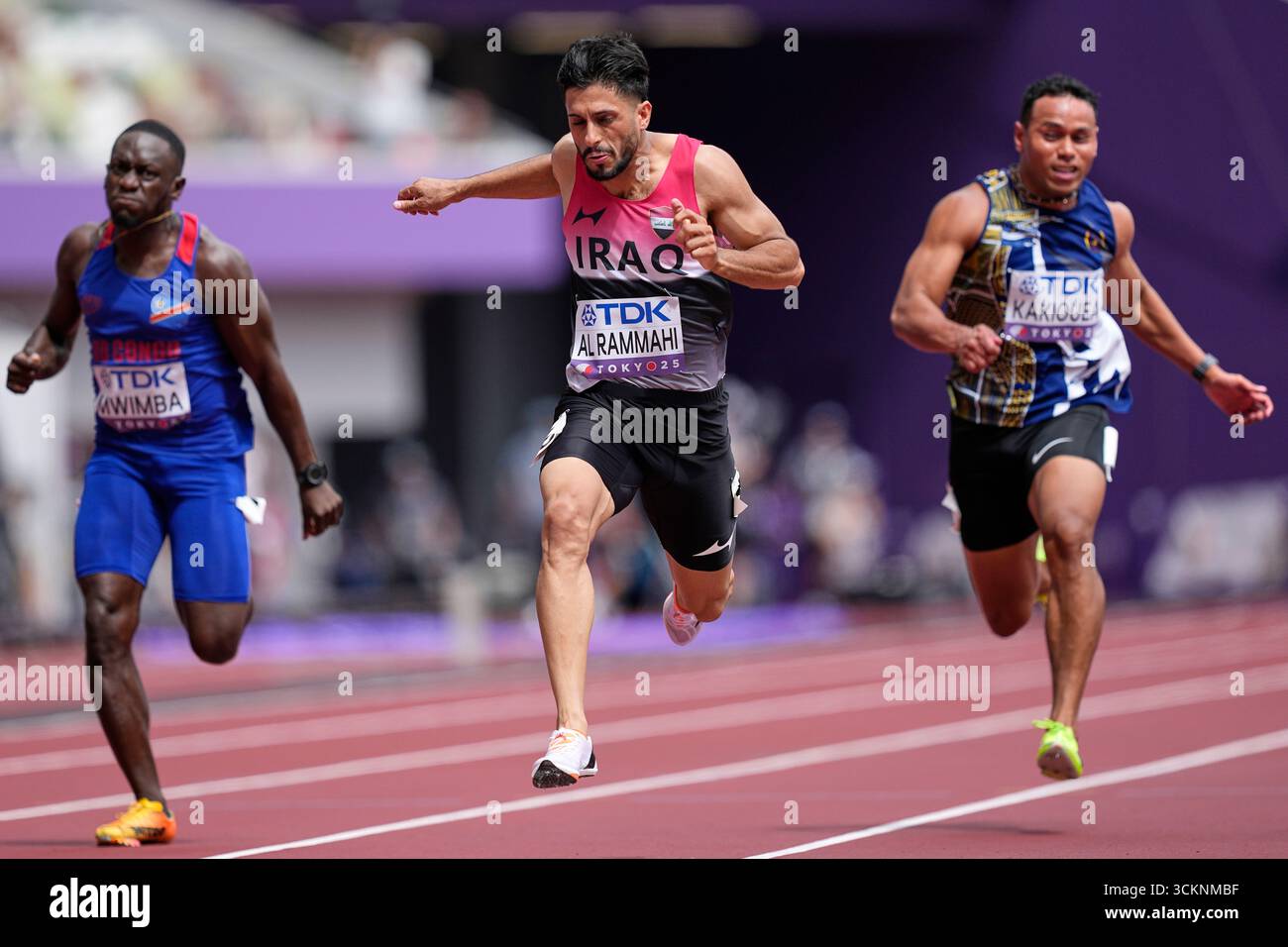 Iraq's Saif Al Rammahi races in a men's 100 meters preliminary round ...