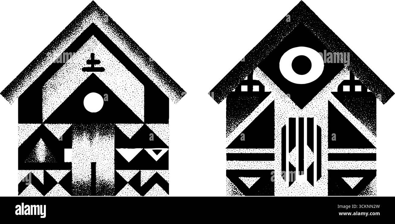 Ndebele house hi-res stock photography and images - Alamy