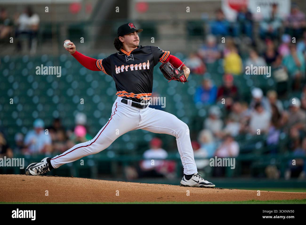 Rochester Red Wings pitcher Riley Cornelio (52) during an MiLB ...