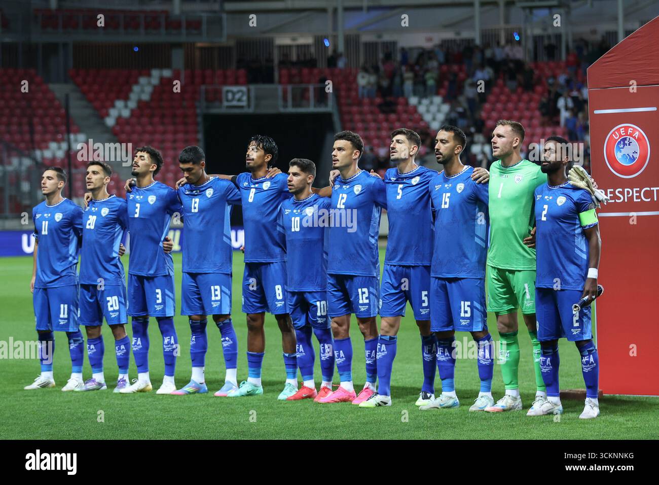 Team of Israel seen during The European World Cup Qualifiers 2026 ...