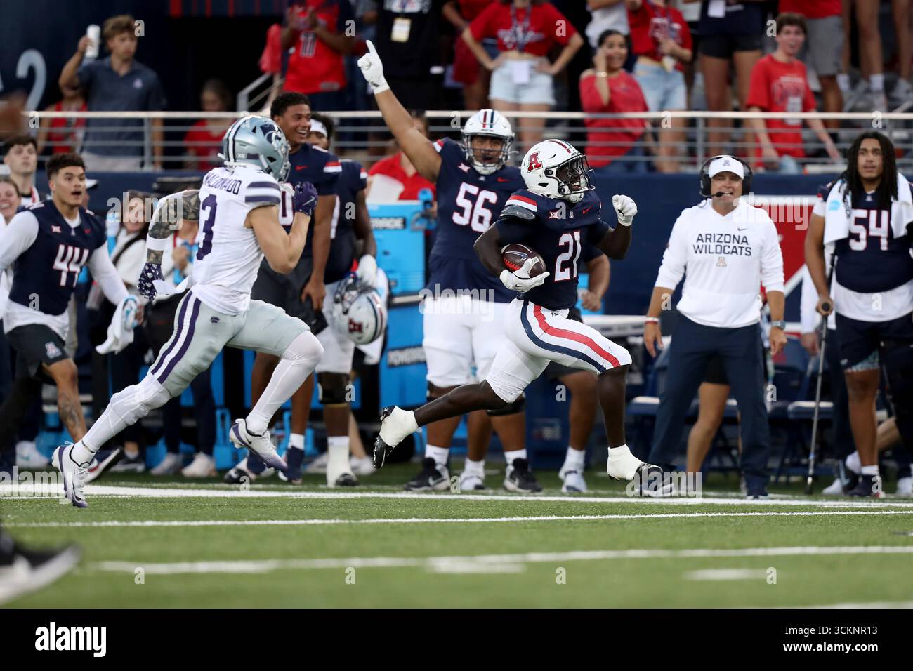 TUCSON, AZ - SEPTEMBER 12: Arizona Wildcats running back Ismail Mahdi ...