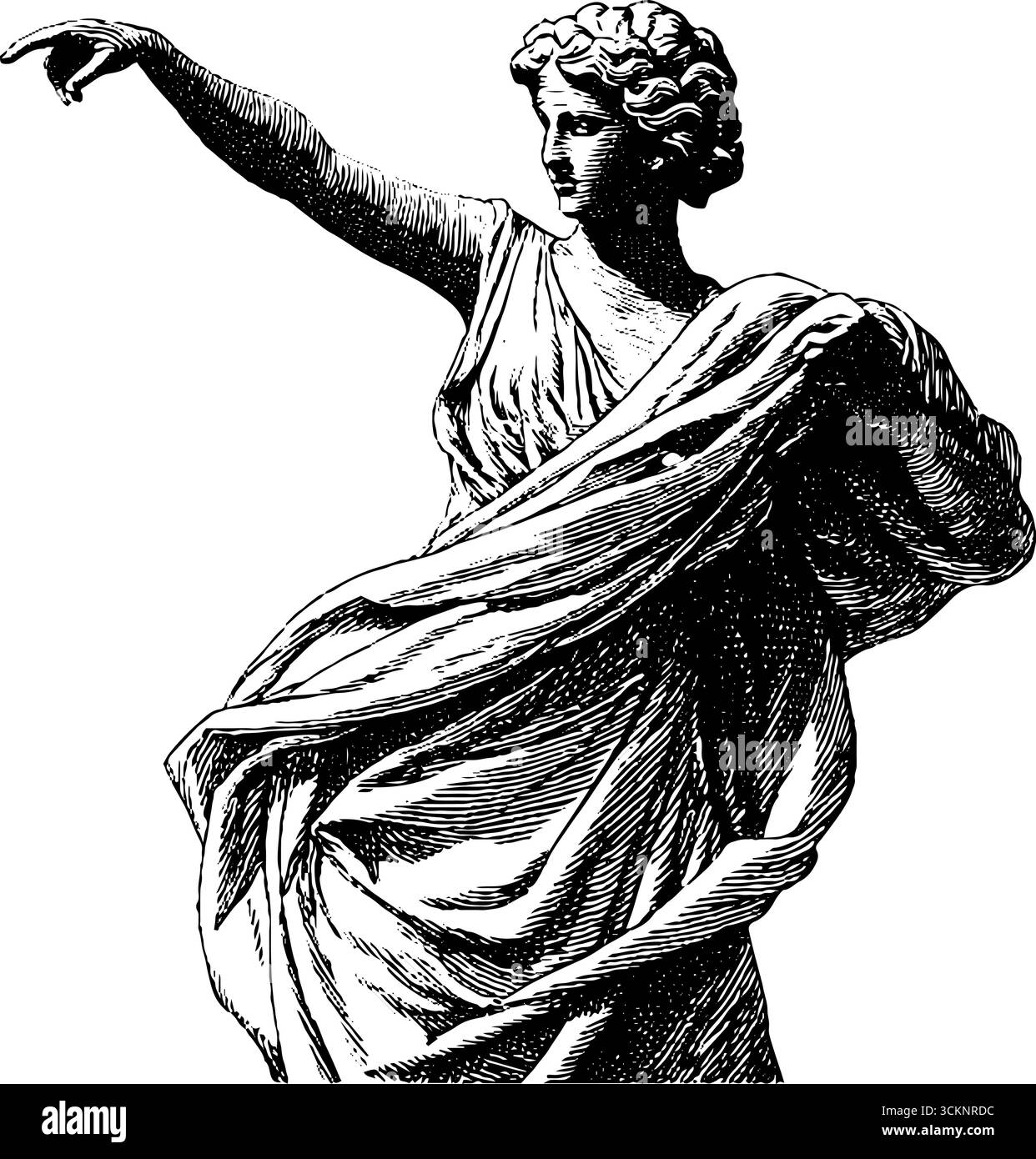 Statue in motion Black and White Stock Photos & Images - Alamy